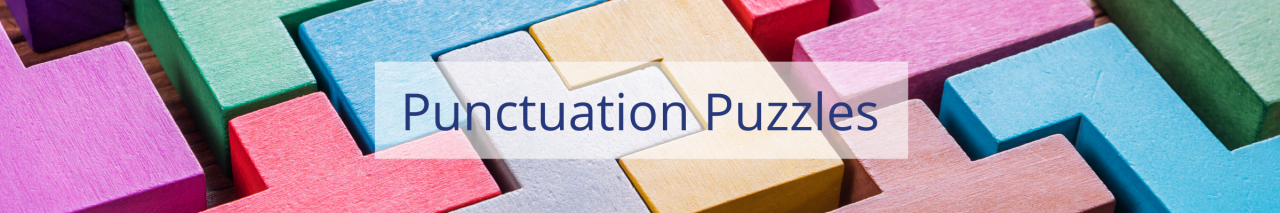 Punctuation Puzzles | Learn for a Month