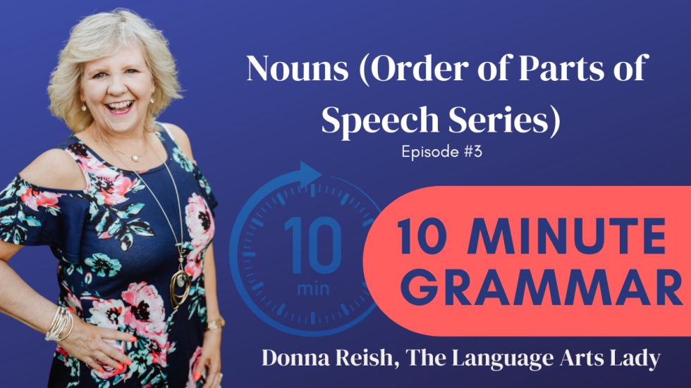 10 Minute Grammar Episode #3: Nouns (Order of Parts of Speech Series ...